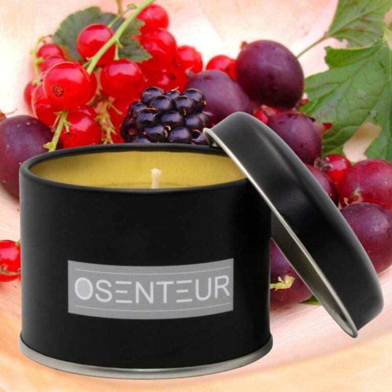 Bougie naturelle aux fruits rouges 160g - Osenteur